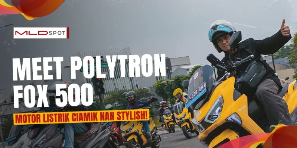 MLDSPOT | Polytron Resmi Rilis Motor Listrik Fox 500!