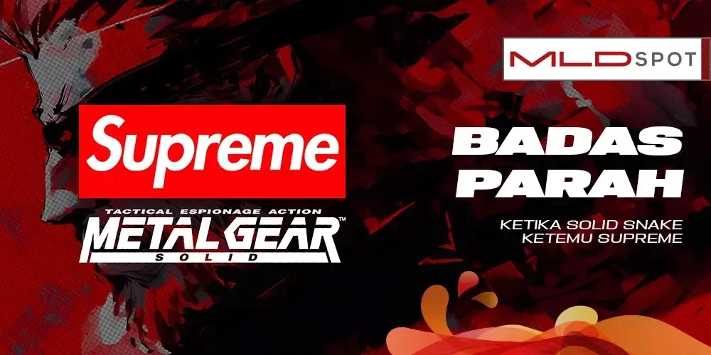 MLDSPOT | Nasib Collab Supreme x Metal Gear Solid, Bakal Tetap Rilis?