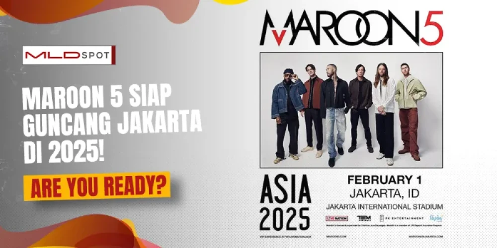 MLDSPOT | Maroon 5 ke Jakarta Februari 2025, Bakal Bawain Lagu Ini Gak Ya?
