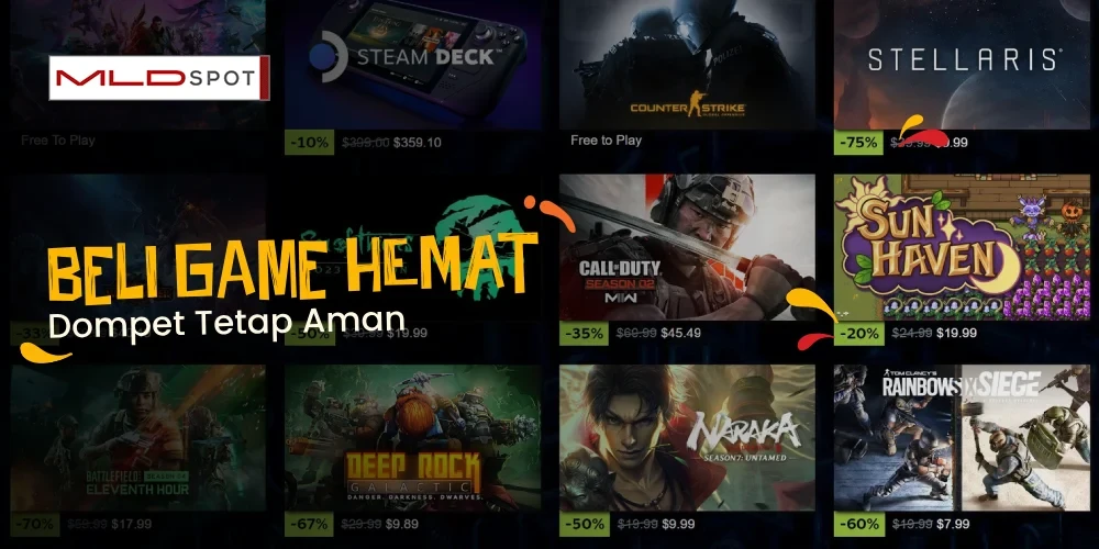 MLDSPOT | Tips Beli Game Biar Hemat